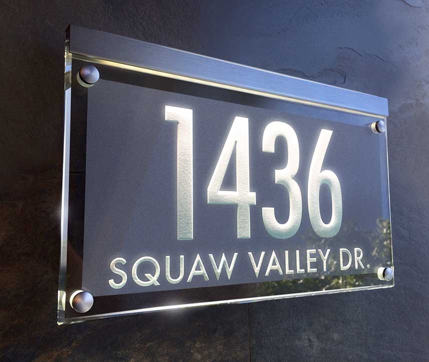 Lighted Address Signs – Tagged "Lighted Address Signs" – Clarus Crystal