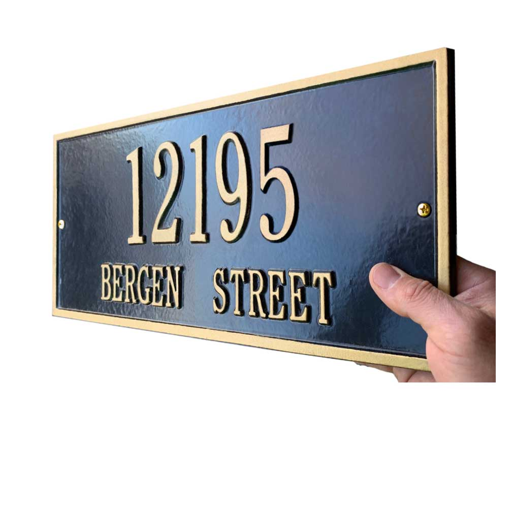 Clean and Simple Cast Metal Plaques – Tagged "Modern Address Signs ...