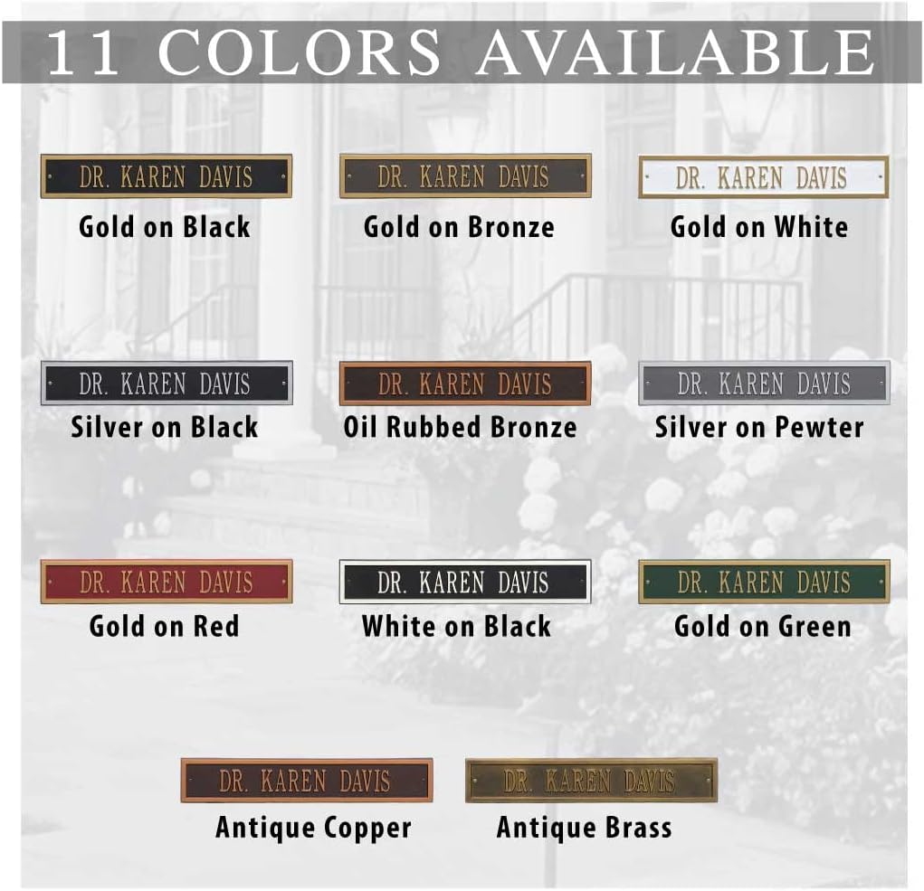 Personalized Cast Metal name plate, Address Plaque extension – Clarus ...