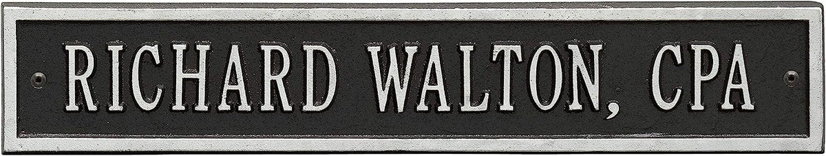Personalized Cast Metal name plate, Address Plaque extension – Clarus ...
